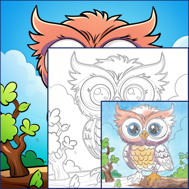 Coloring Page Generator AI | Mimi Panda