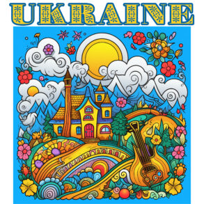 Pray For Ukraine Peace Coloring Page | Coloring Pages Mimi Panda