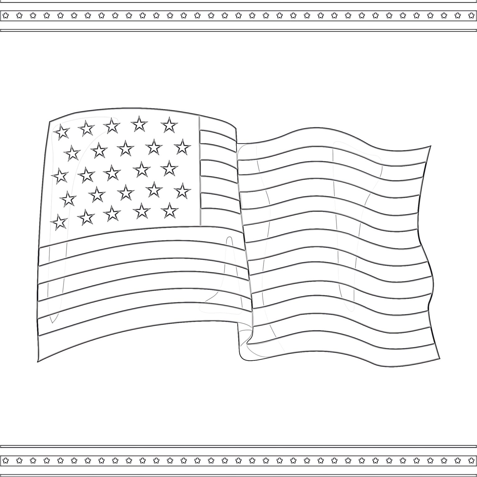 Flag Coloring Pages | Coloring Pages Mimi Panda