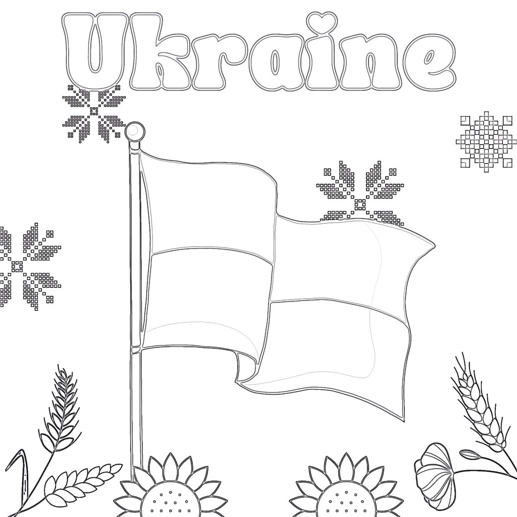 Ukraine Colouring Pages | Coloring Pages Mimi Panda