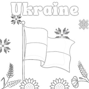 Ukraine Colouring Pages | Coloring Pages Mimi Panda