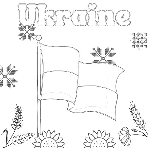 Ukraine Colouring Pages | Coloring Pages Mimi Panda