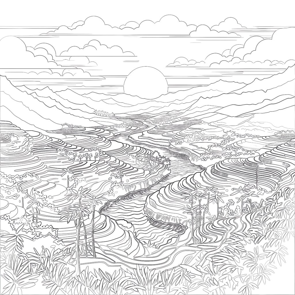 Countries and Cultures Coloring Pages | Coloring Pages Mimi Panda