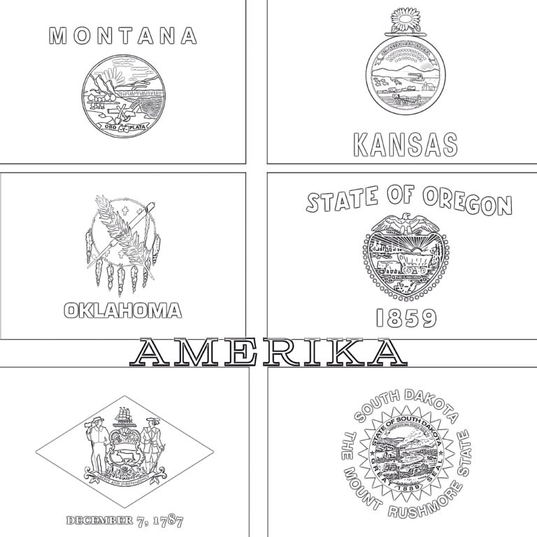 Coloring Pages Flags Of The World | Coloring Pages Mimi Panda