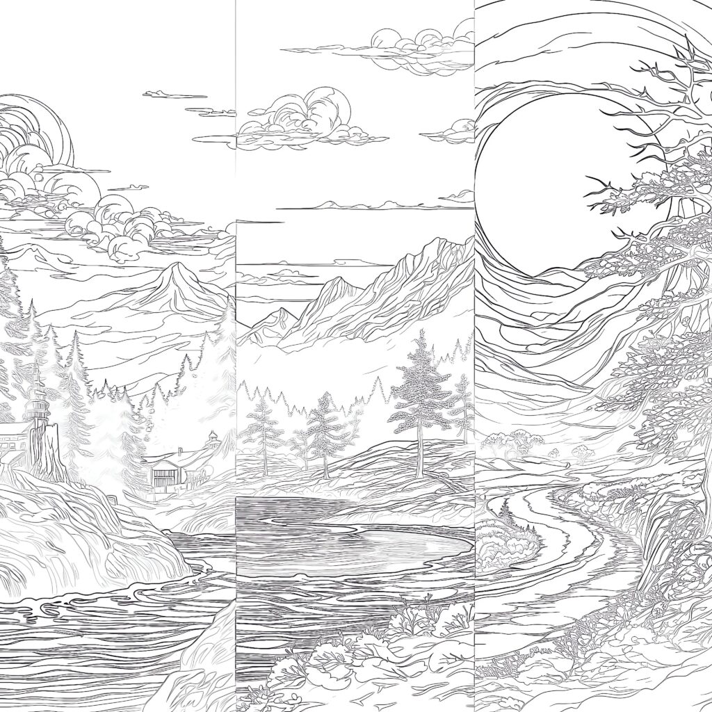 Countries Coloring Pages | Coloring Pages Mimi Panda