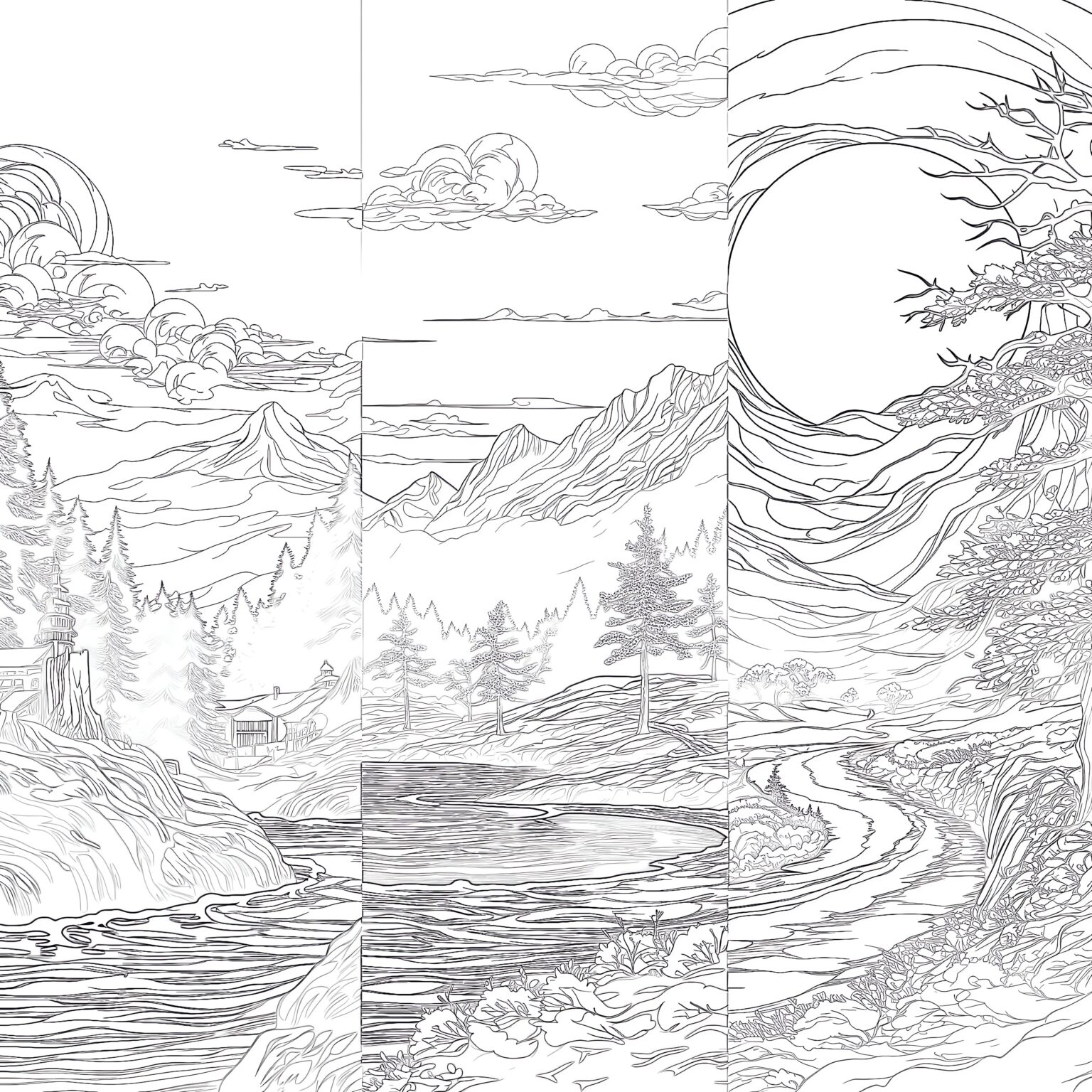 Countries Coloring Pages | Coloring Pages Mimi Panda