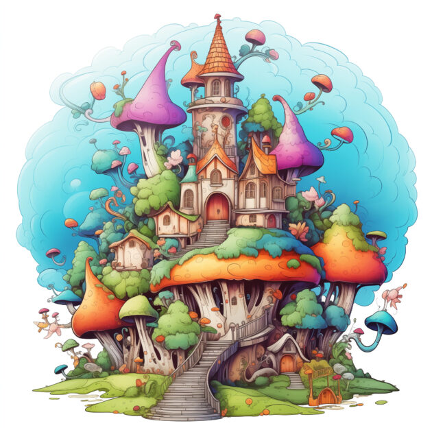 Fantasy Pictures To Color Coloring Page | Coloring Pages Mimi Panda