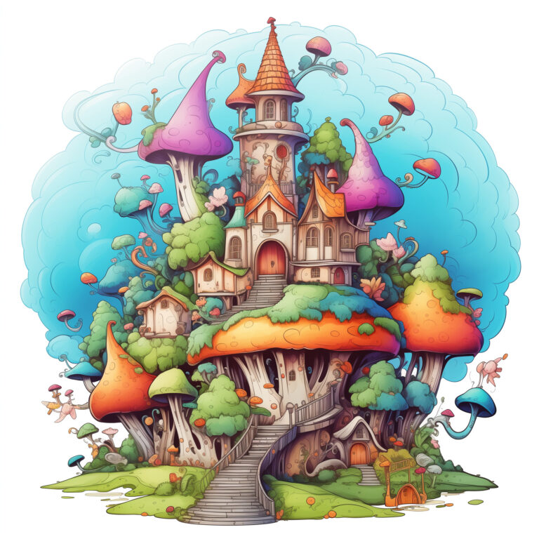 Fantasy Pictures To Color Coloring Page | Coloring Pages Mimi Panda