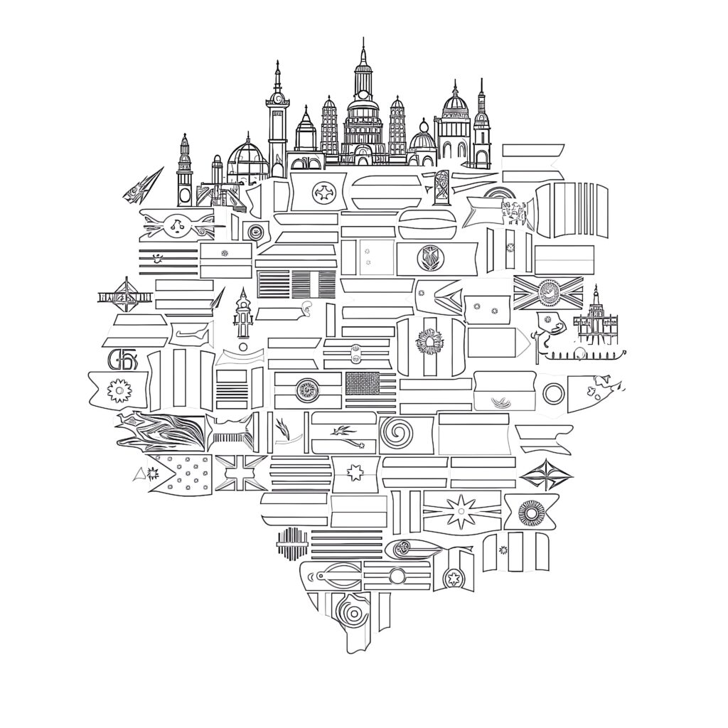 African Flags Coloring Pages | Coloring Pages Mimi Panda
