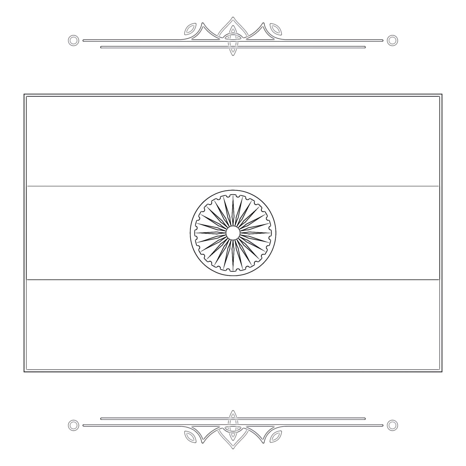 National Flag Coloring Pages | Coloring Pages Mimi Panda