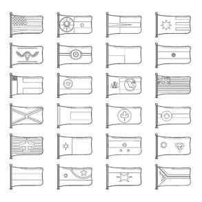 Printable Country Flags Coloring Pages | Coloring Pages Mimi Panda