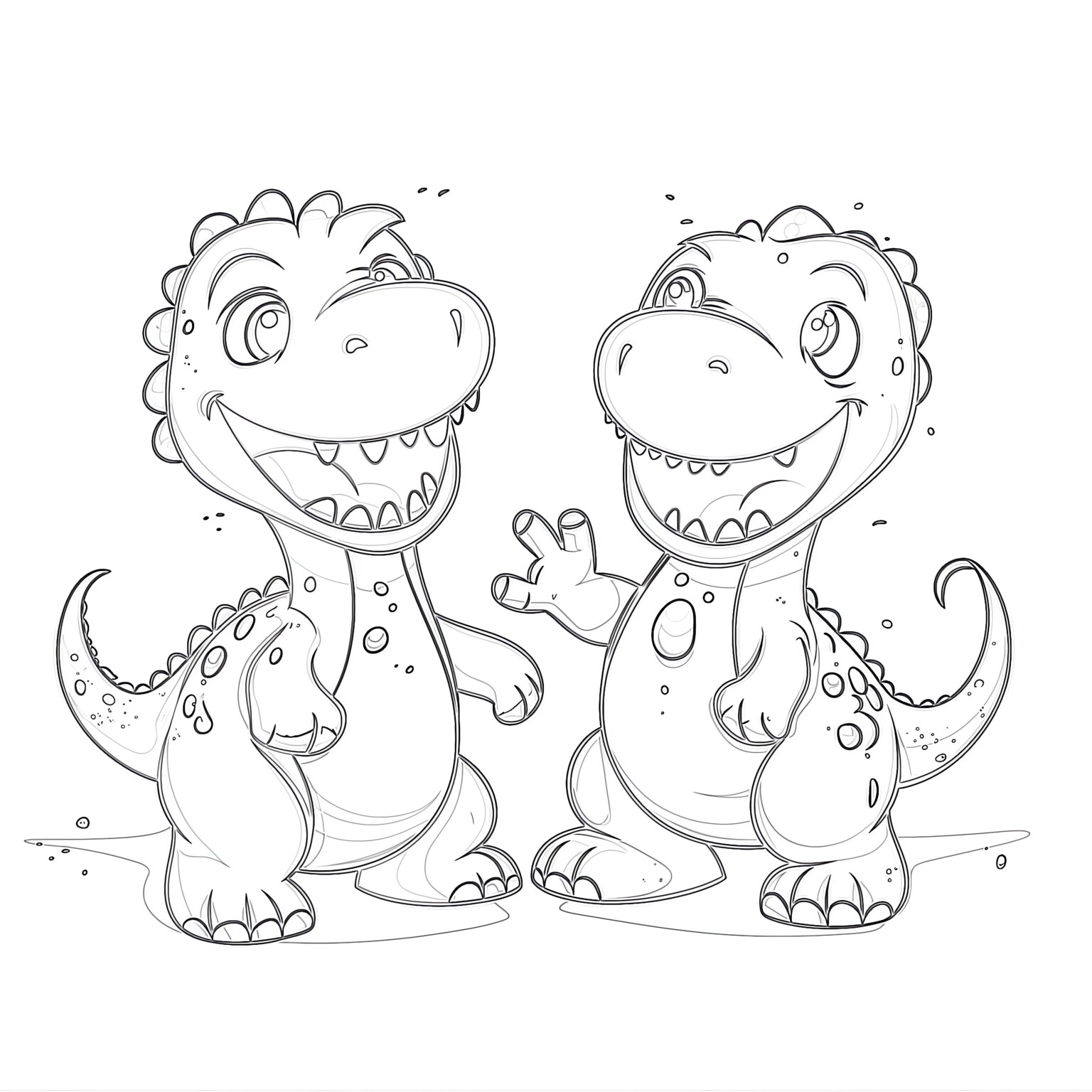 Dinosaurs Coloring Pages | Coloring Pages Mimi Panda