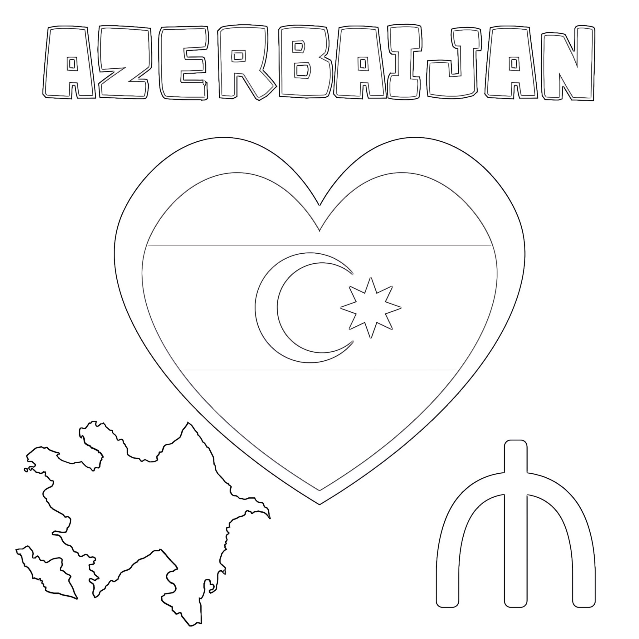 Flag Picture To Coloring Page | Coloring Pages Mimi Panda