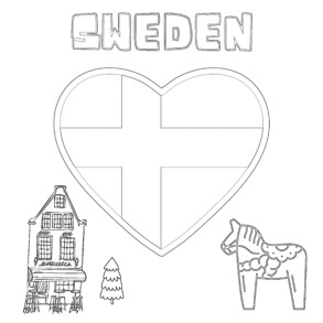 Free Flag Day Coloring Sheets | Coloring Pages Mimi Panda