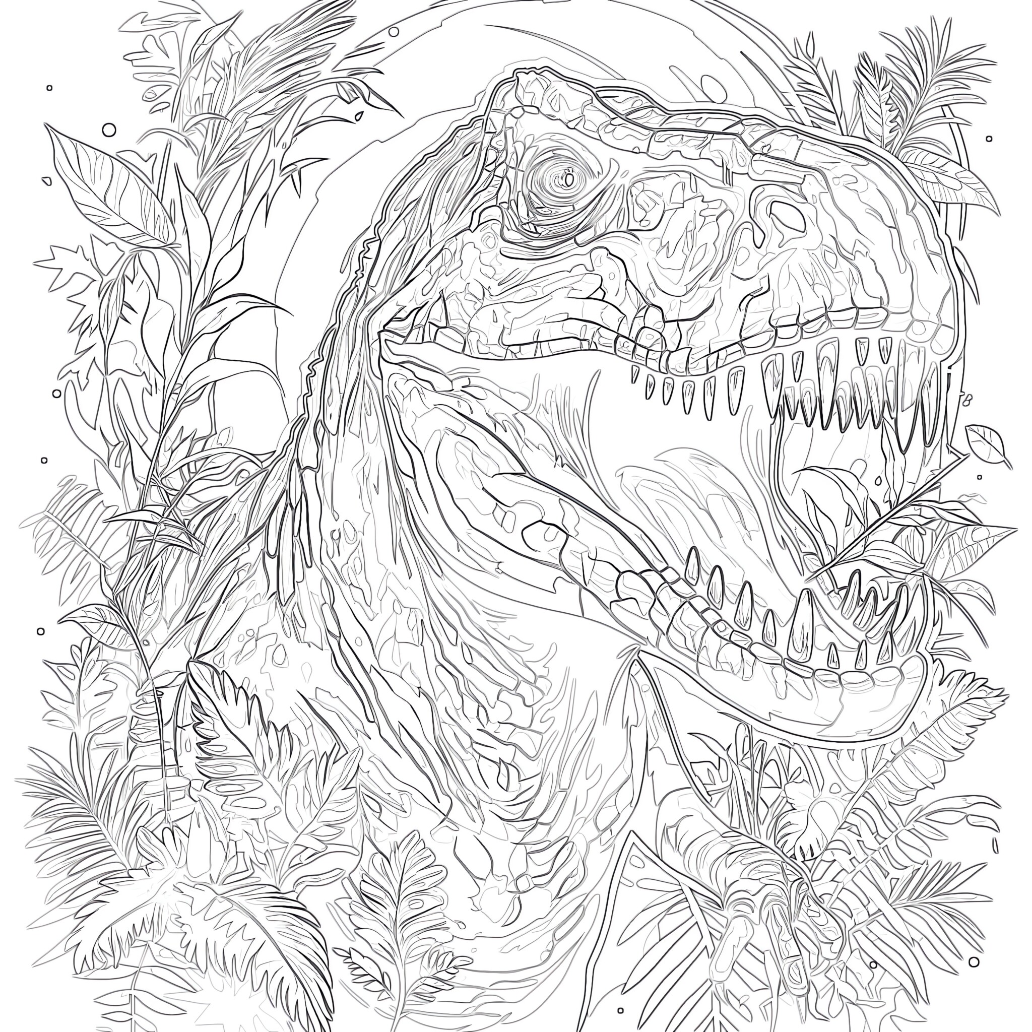 T Rex Dinosaur Pictures To Coloring Page | Coloring Pages Mimi Panda