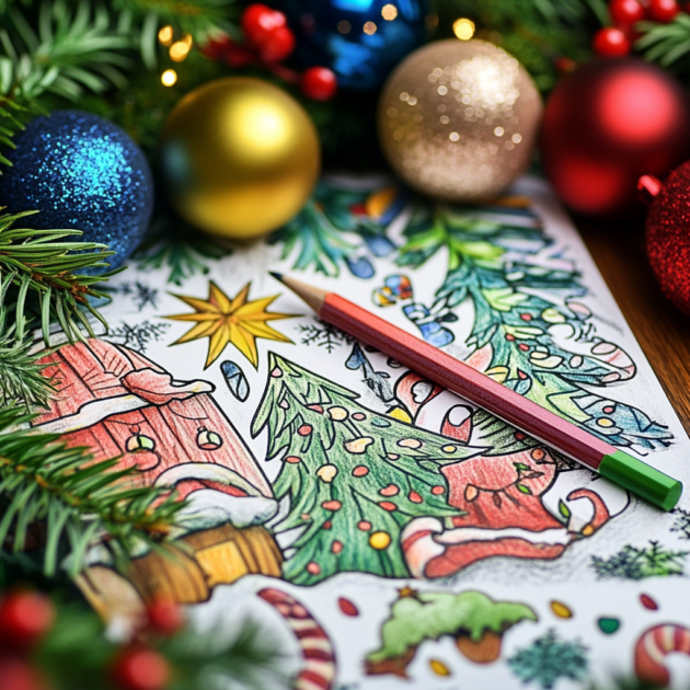 The Joy of Christmas: Festive Coloring Adventures for All | Blog Mimi Panda