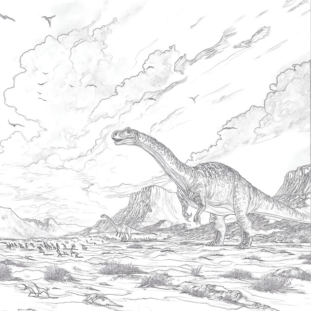 Pyroraptor Coloring Page | Coloring Pages Mimi Panda