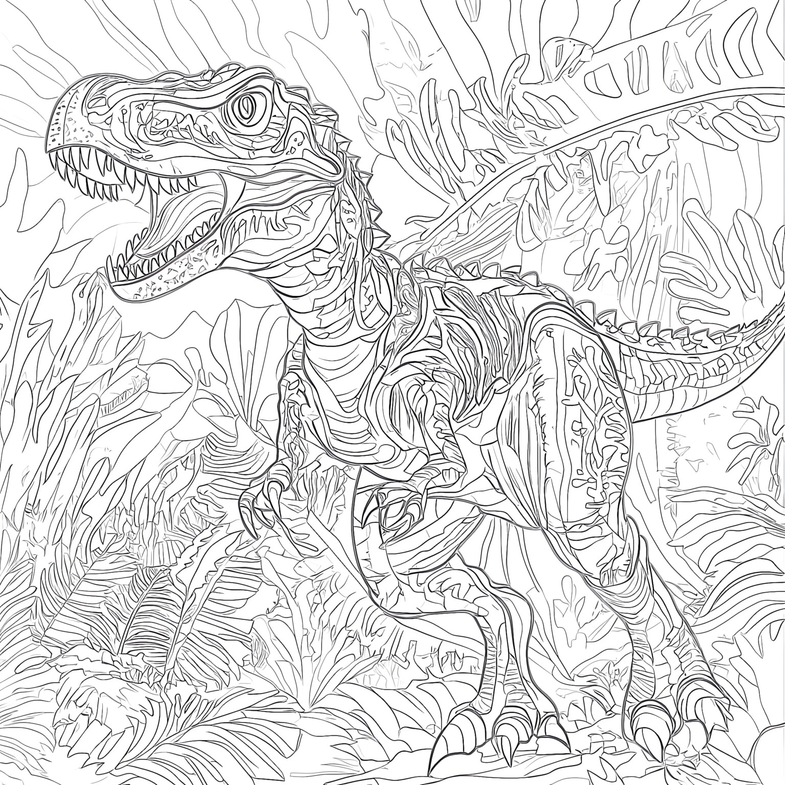 Pyroraptor Coloring Page | Coloring Pages Mimi Panda