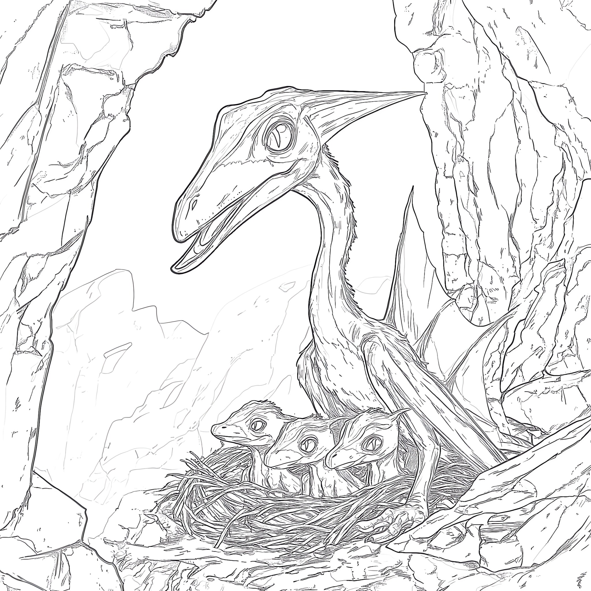 Color By Number Printable Dinosaur | Coloring Pages Mimi Panda