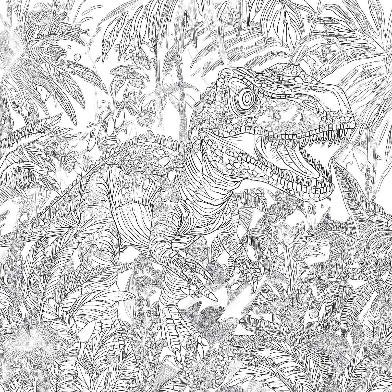 Coloring Indominus Rex | Coloring Pages Mimi Panda