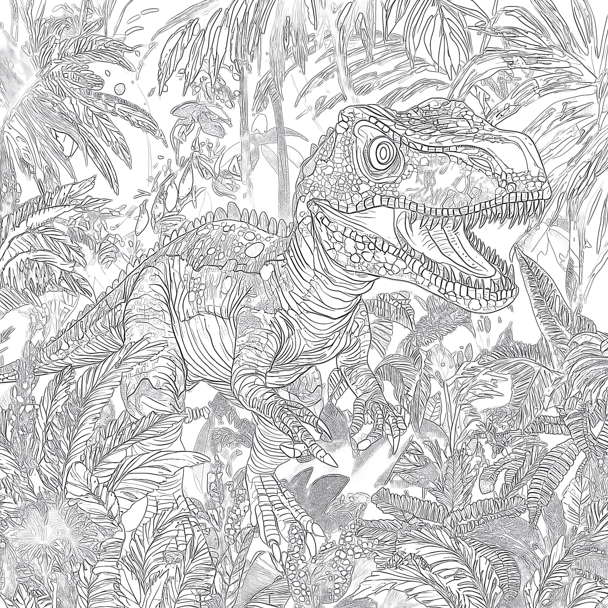 Coloring Indominus Rex | Coloring Pages Mimi Panda