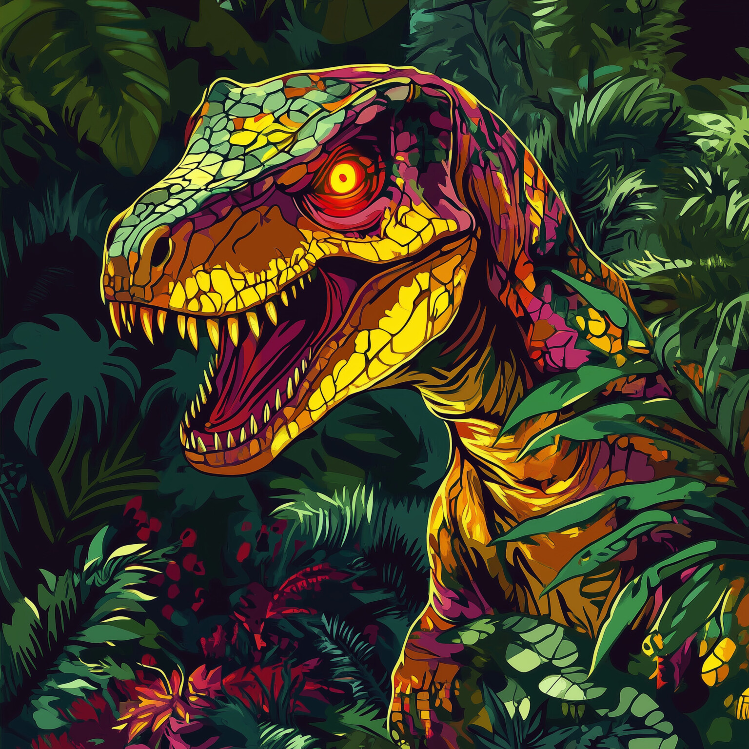 Coloring Picture Of T Rex Dinosaur | Coloring Pages Mimi Panda