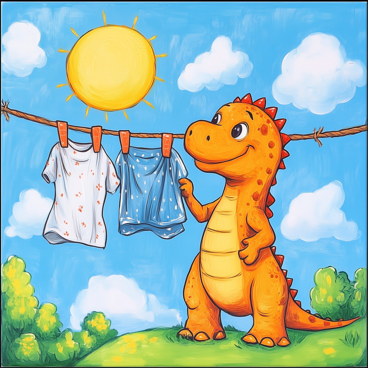 Cute Dinosaur Coloring Page | Coloring Pages Mimi Panda