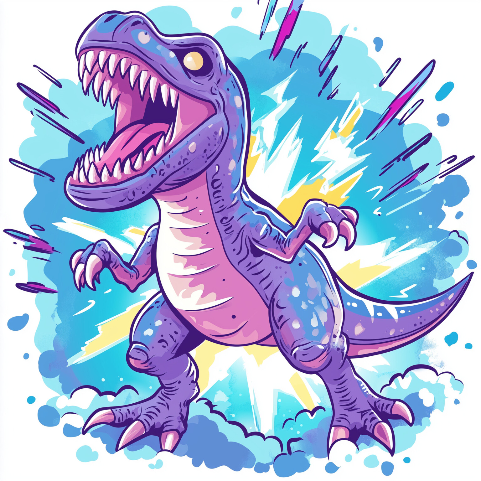 Dinosaur Colour Picture | Coloring Pages Mimi Panda