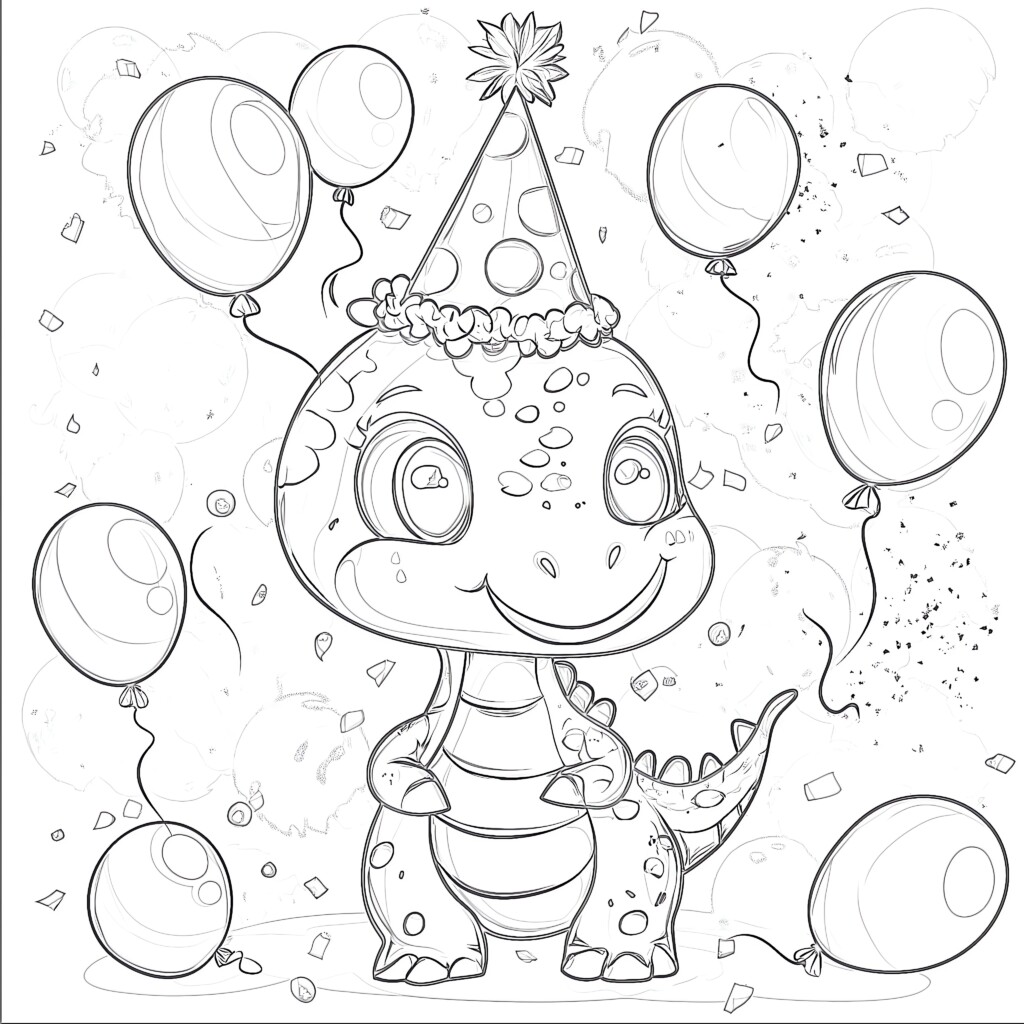 Dinosaur Colouring In Sheet | Coloring Pages Mimi Panda