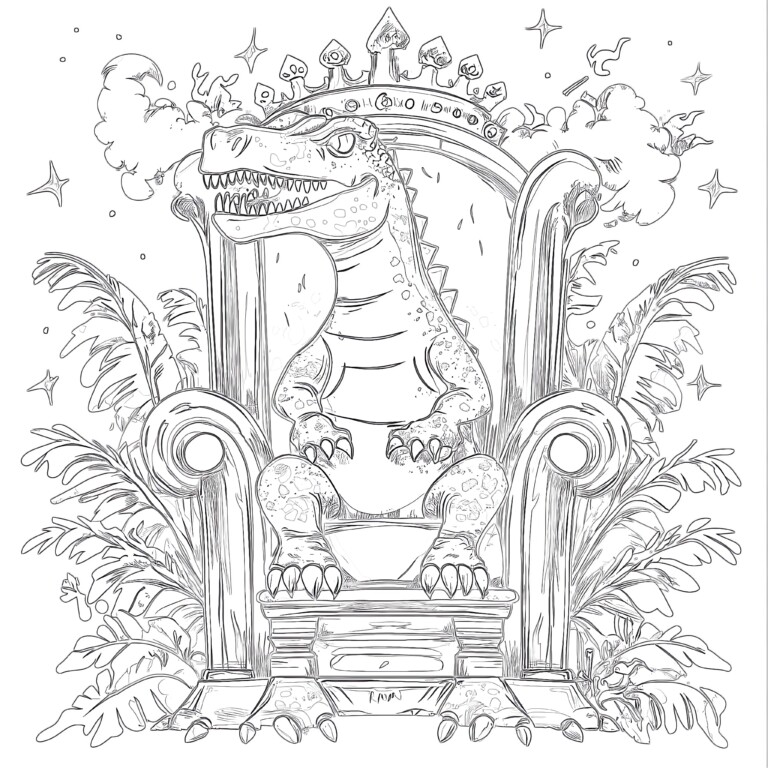 Dinosaur King Coloring Pages | Coloring Pages Mimi Panda