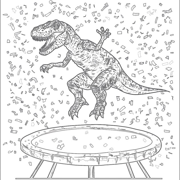 Dinosaur Print Coloring Pages | Coloring Pages Mimi Panda