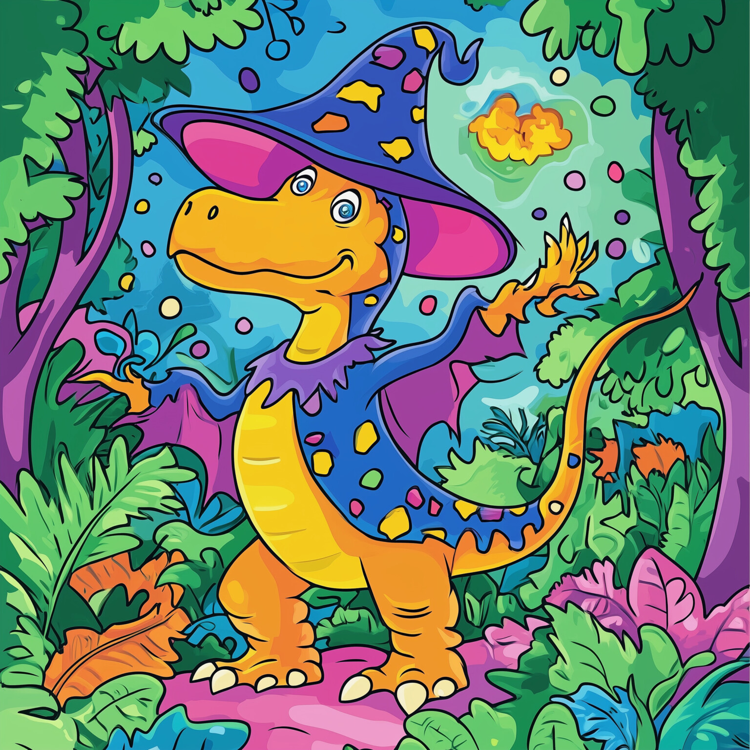 Dinosaur Coloring Page | Coloring Pages Mimi Panda
