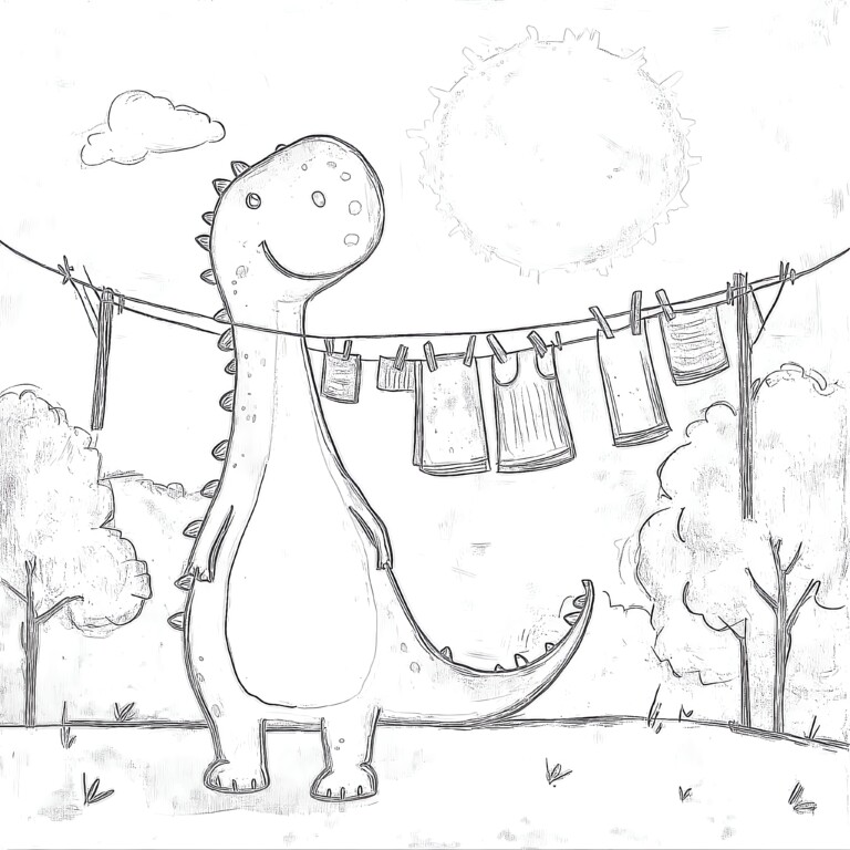 Giganotosaurus Coloring Page | Coloring Pages Mimi Panda