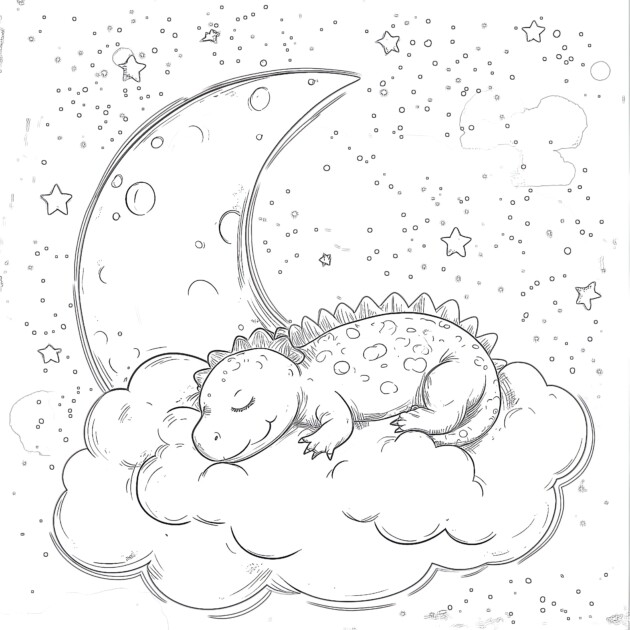 Jurassic World Dinosaur Coloring Page | Coloring Pages Mimi Panda