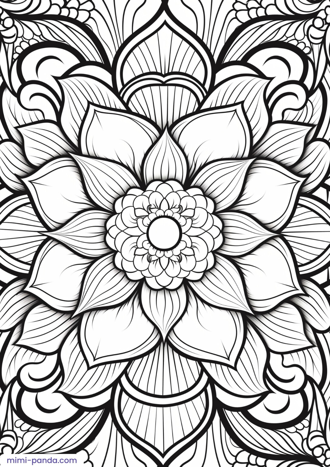 Mandalas Coloring Book – Free Printable Pages | Mimi Panda