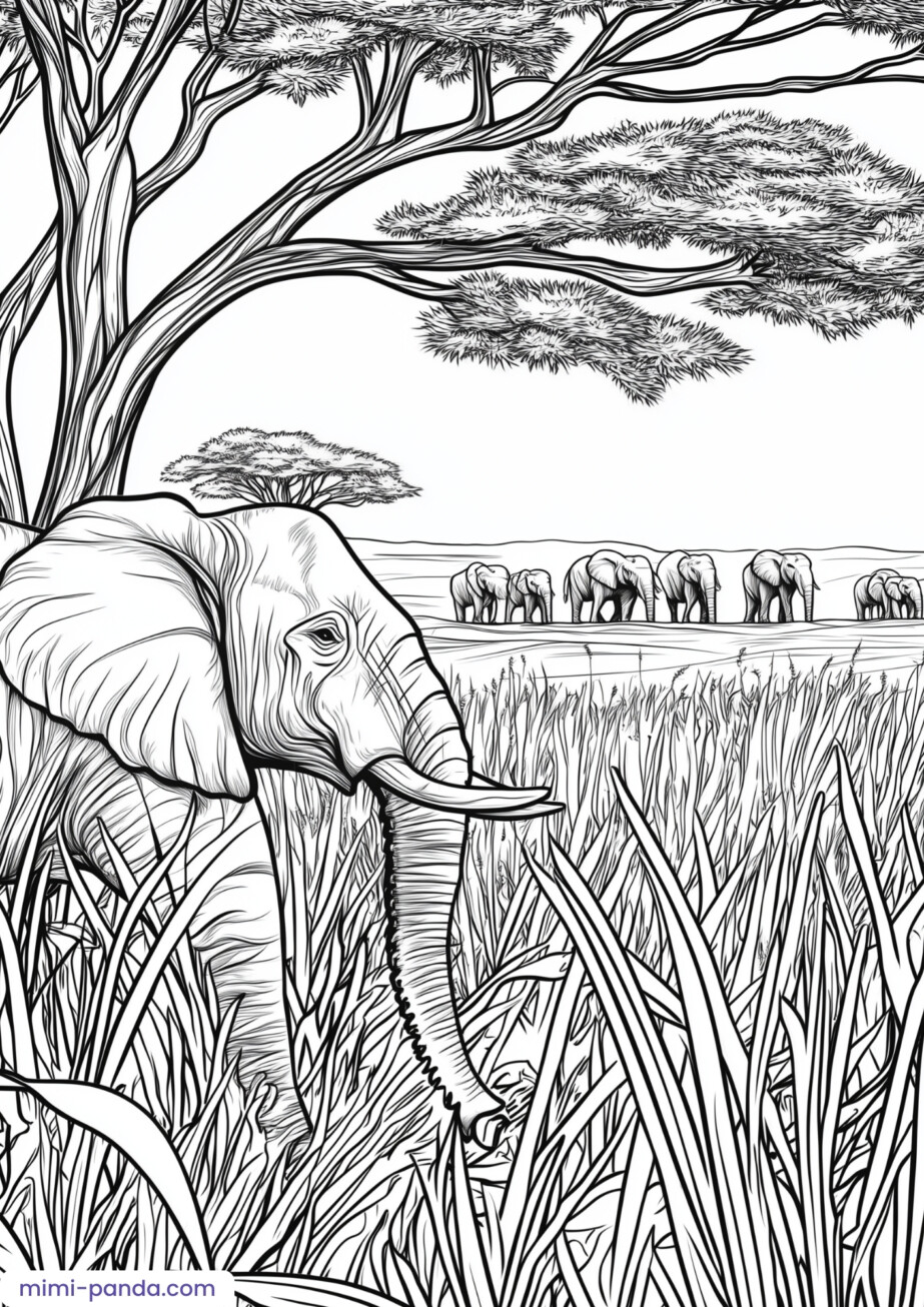 Nature Coloring Book – Free Printable Pages | Mimi Panda