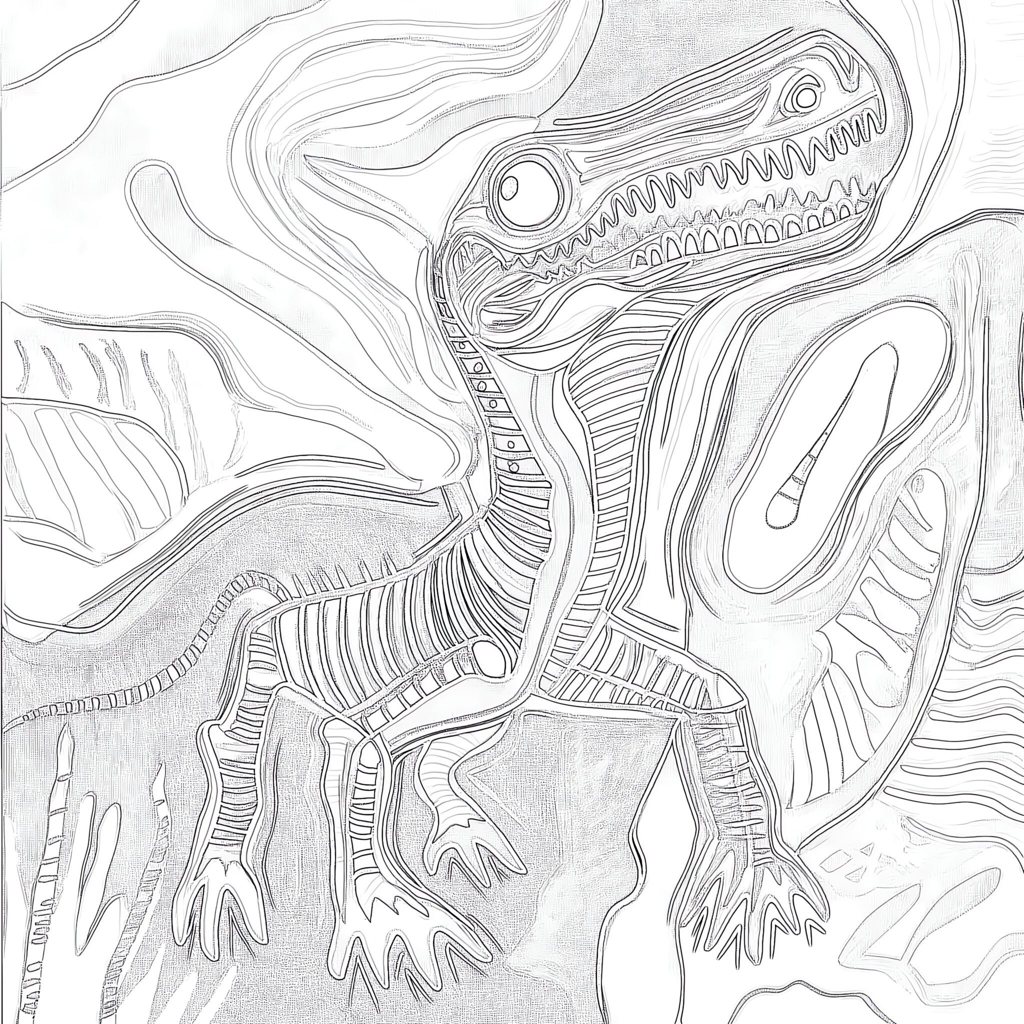 Pyroraptor Coloring Page | Coloring Pages Mimi Panda