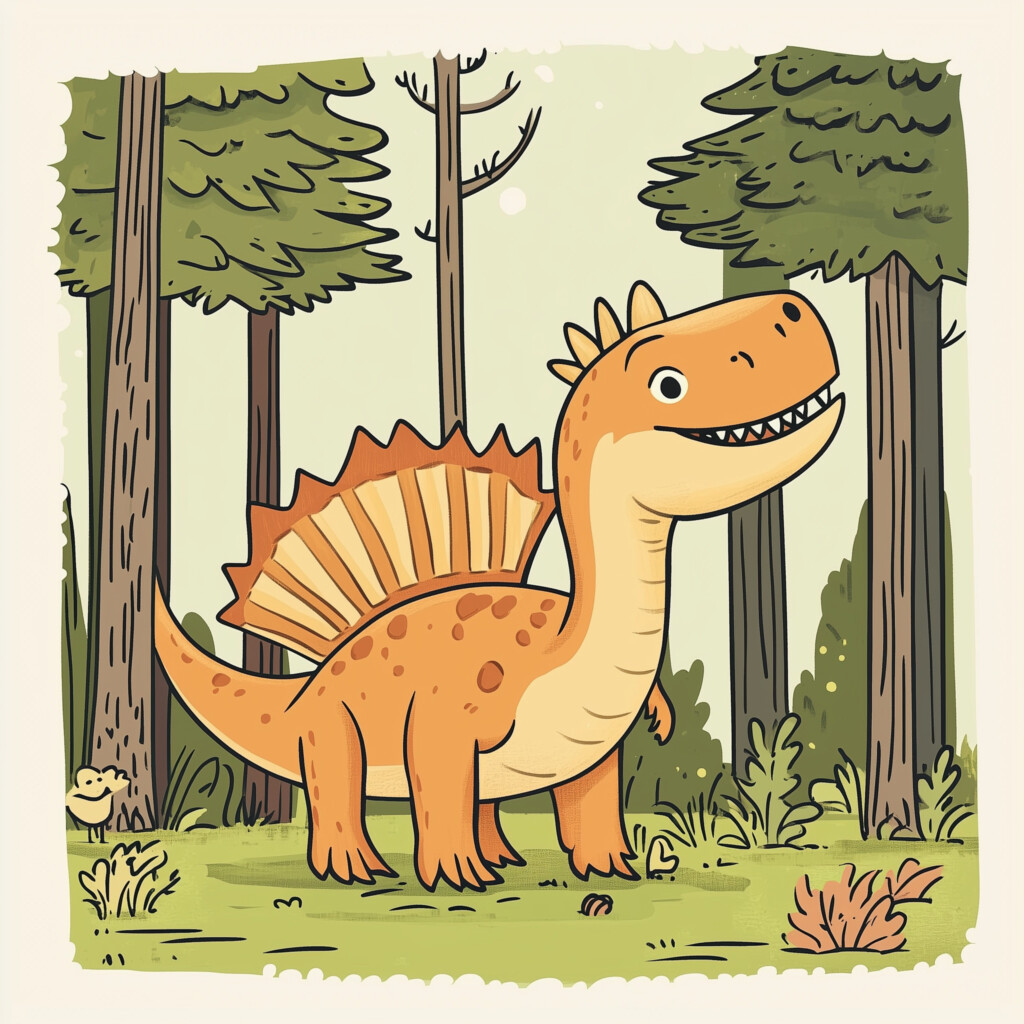 Spinosaurus Coloring Page | Coloring Pages Mimi Panda