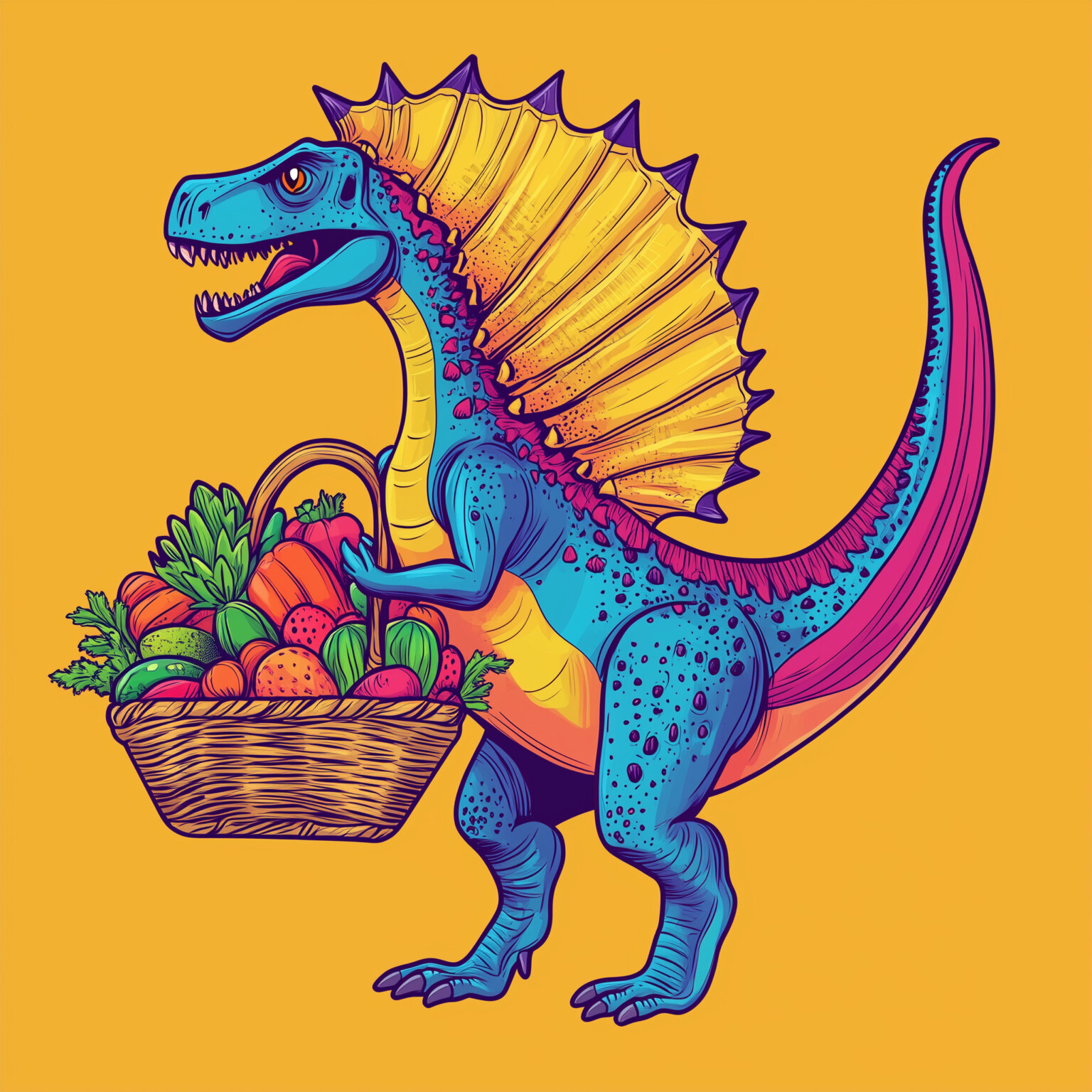 Spinosaurus Dinosaur Coloring Pages | Coloring Pages Mimi Panda