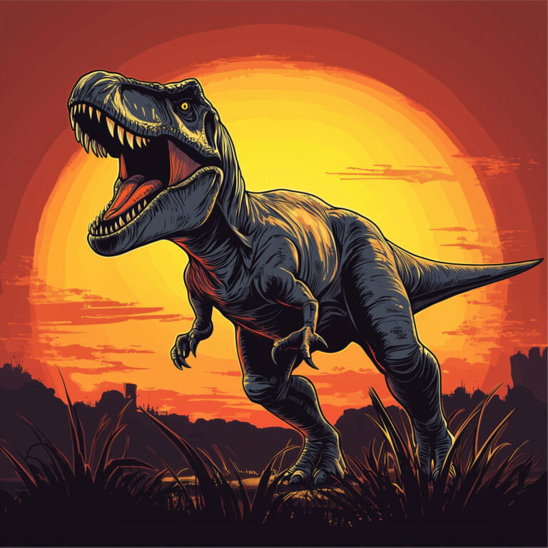 T Rex Printable Dinosaur Coloring Pages | Coloring Pages Mimi Panda