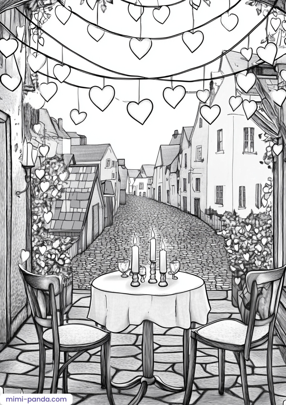 Valentine’s Coloring Book – Free Printable Pages | Mimi Panda