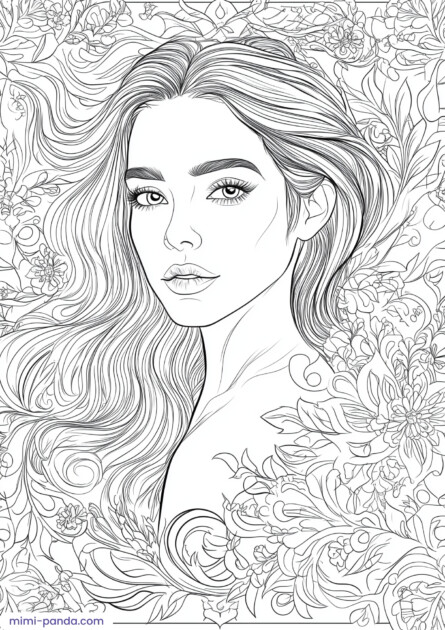 Best Adult Coloring Book – Free Printable Pages | Mimi Panda