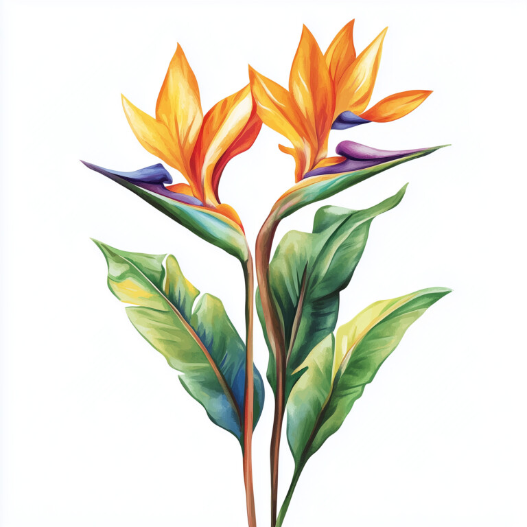 Bird Of Paradise Coloring Pages | Coloring Pages Mimi Panda