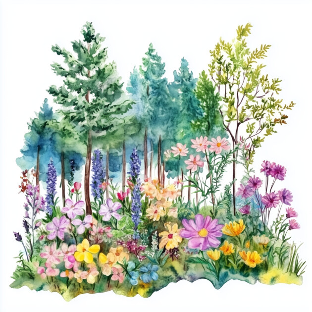 Color By Numbers Flowers | Coloring Pages Mimi Panda