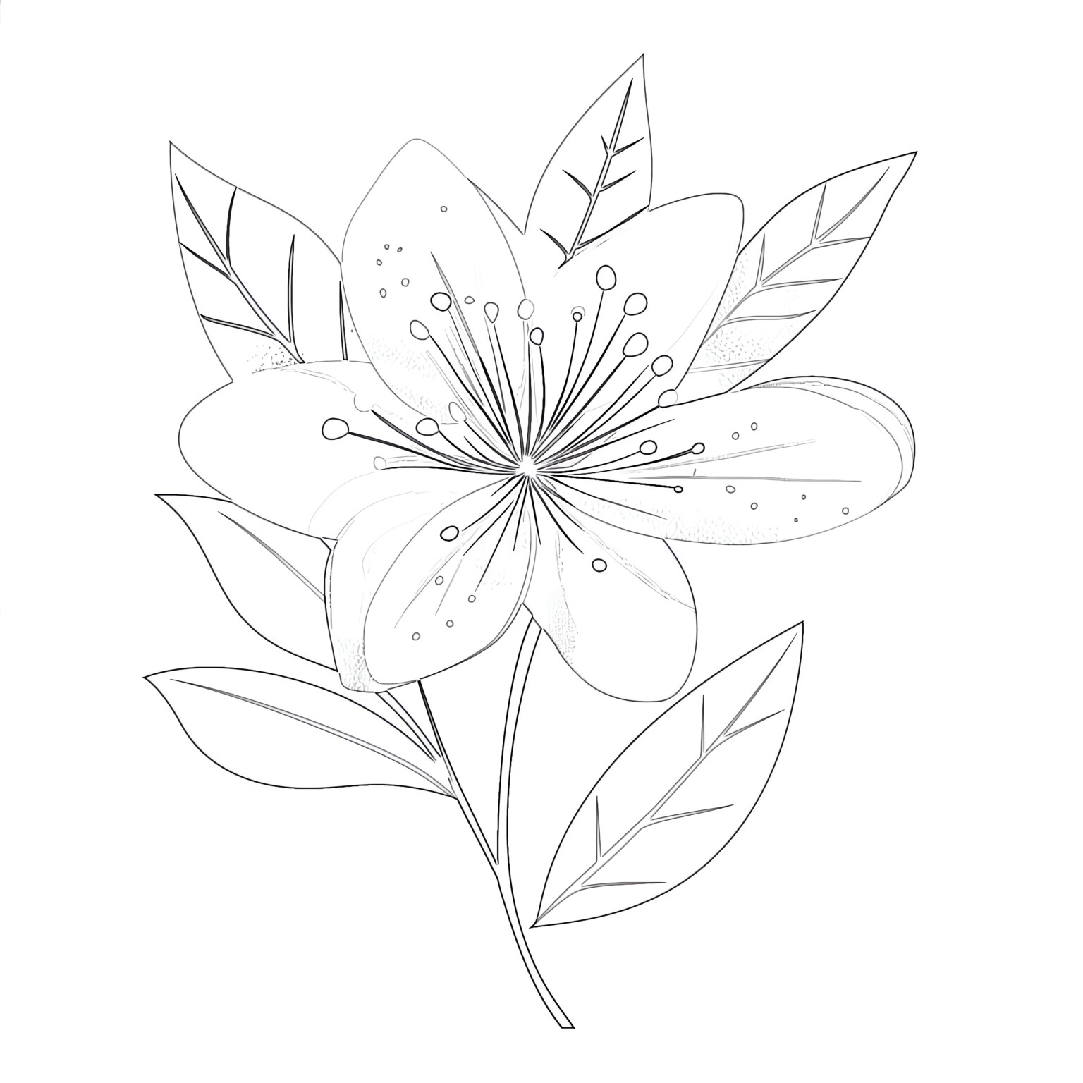 Coloring Flower Sheets | Coloring Pages Mimi Panda