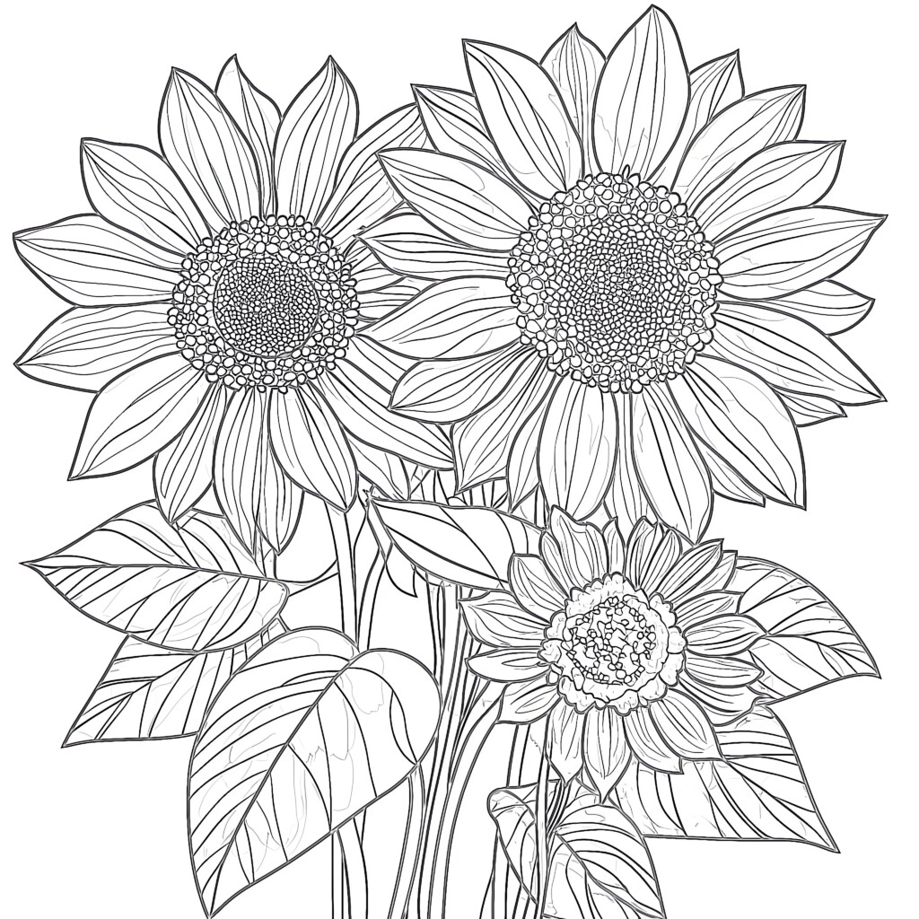 Free Printable Color By Number Flowers | Coloring Pages Mimi Panda
