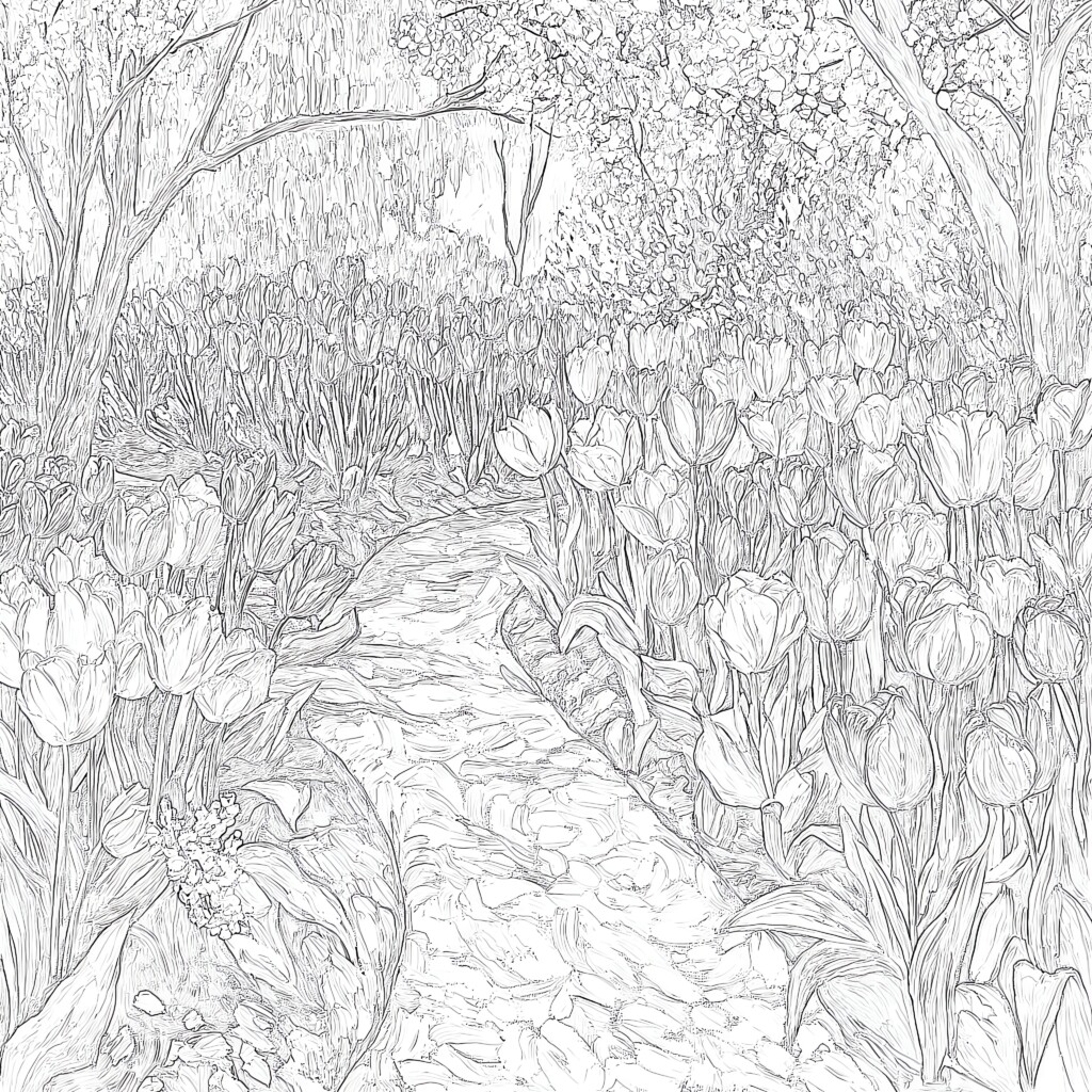 Flowers Coloring Pages | Coloring Pages Mimi Panda