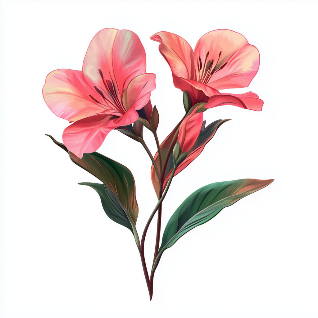 Realistic Flower Coloring Pages | Coloring Pages Mimi Panda