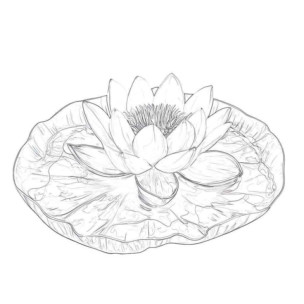 Flower Coloring Worksheet | Coloring Pages Mimi Panda