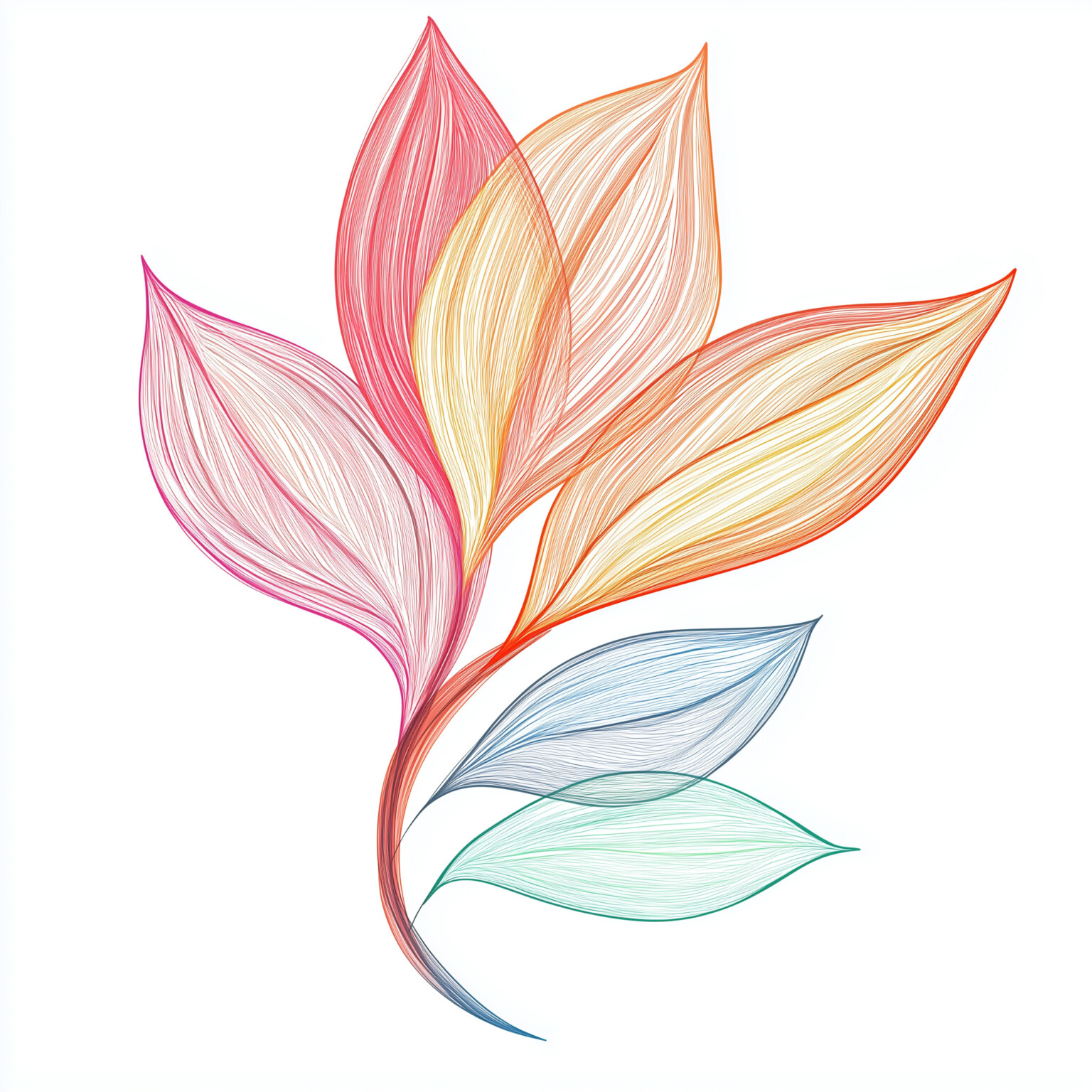 Flower Petal Coloring Pages | Coloring Pages Mimi Panda